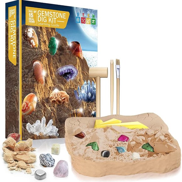 Toys | Gem Dig Kit Dig Up 15 Gems Educational Leaning Stem Science Toy ...